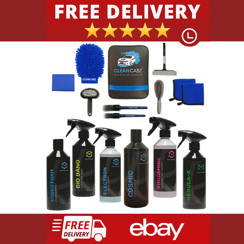 Complete Car Cleaning Kit – Wash Shampoo, Interior Cleaner Platinum ...