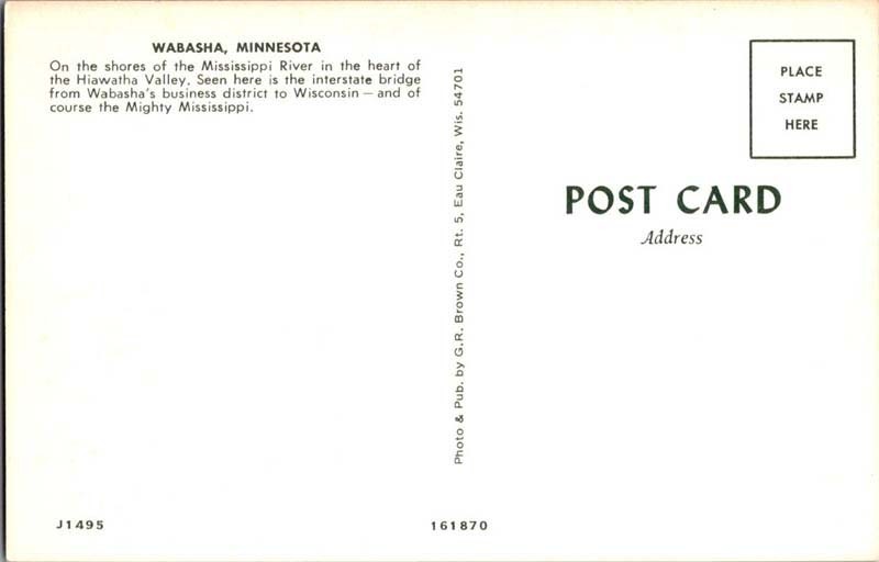 Wabasha Minnesota MN : FACTORY SCENE j/02 AV2711 | eBay UK