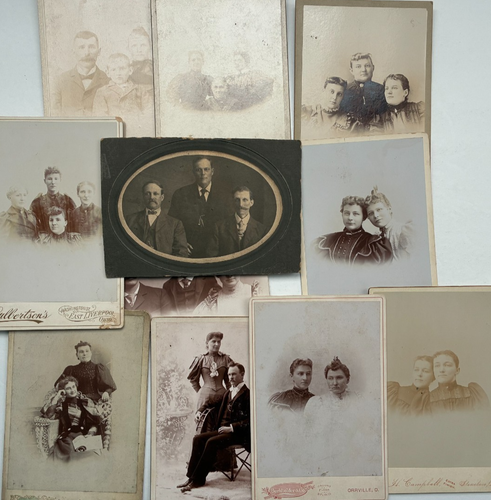 Cabinet Card Various Portraits of Ladies & Men Lot of 11 | eBay