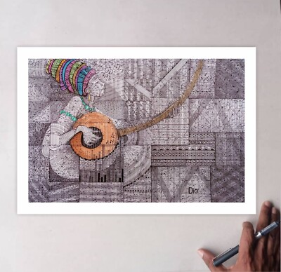 Art Print, "The Beauty and the Goje" Minimal Wall Art, Home Decor | eBay