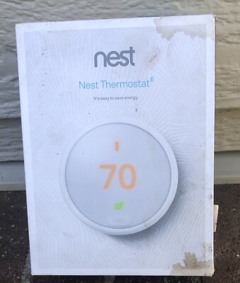 T4001ES, Nest Home House Thermostat E Smart Thermostat White B ...