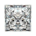 New .30 cttw 3.75MM Lab Lannyte Princess Cut Simulated Diamond Loose ...
