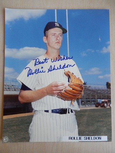 Rollie Sheldon Autographed 8" X 10" Photograph | eBay