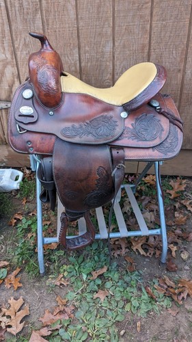 15" Tex Flex Western Saddle | eBay