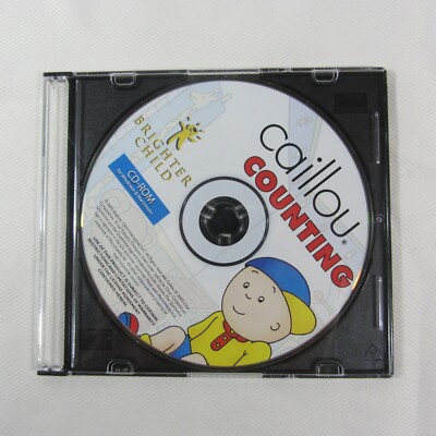 Caillou Counting Brighter Child PC CD-ROM Windows Disc | eBay