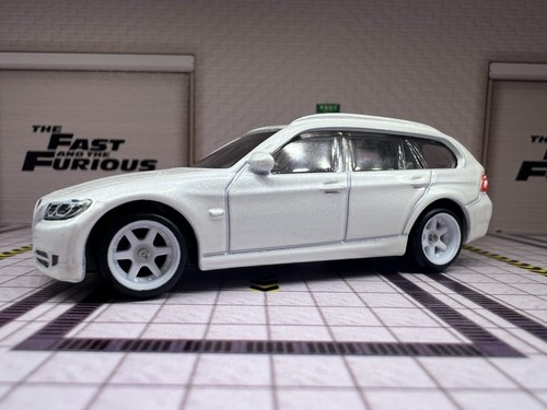 MATCHBOX 2012 BMW 3 SERIES WAGON E91 WHITE CUSTOM REAL RIDER RUBBER ...