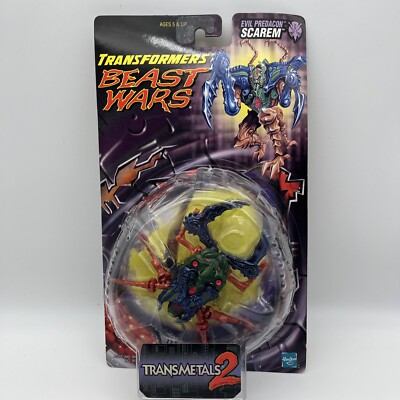 Hasbro Transformers Beast Wars TransMetals 2 Evil Predacon Scarem -New ...