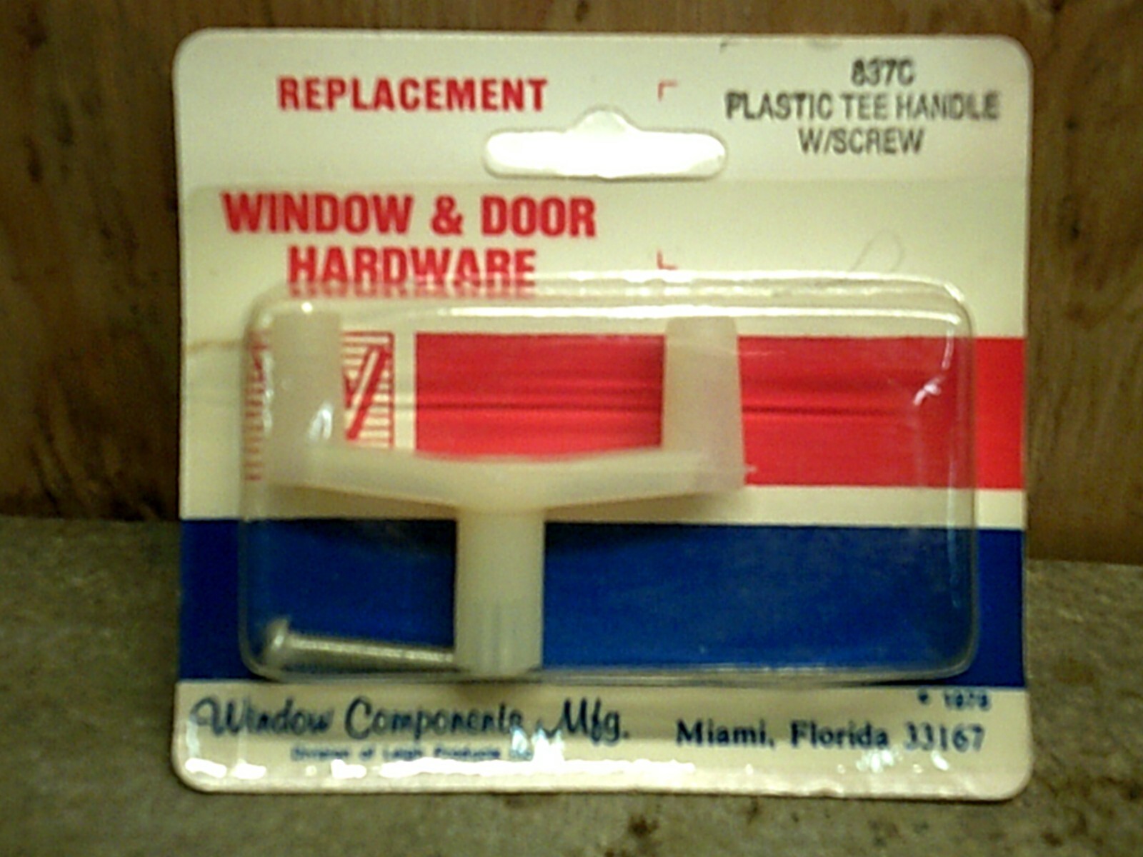 Vintage RV Window Plastic Tee Handle #837C NOS WCM Brand | eBay