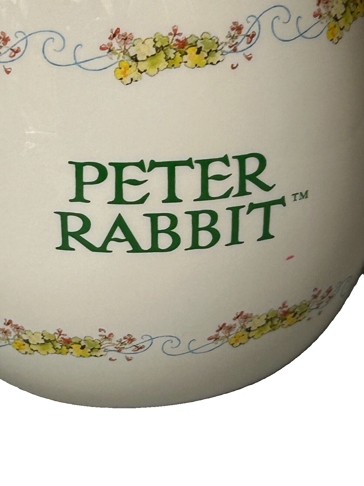 2003 Peter Rabbit Ceramic Egg Shaped Jar Teleflora Beatrix Potter ...