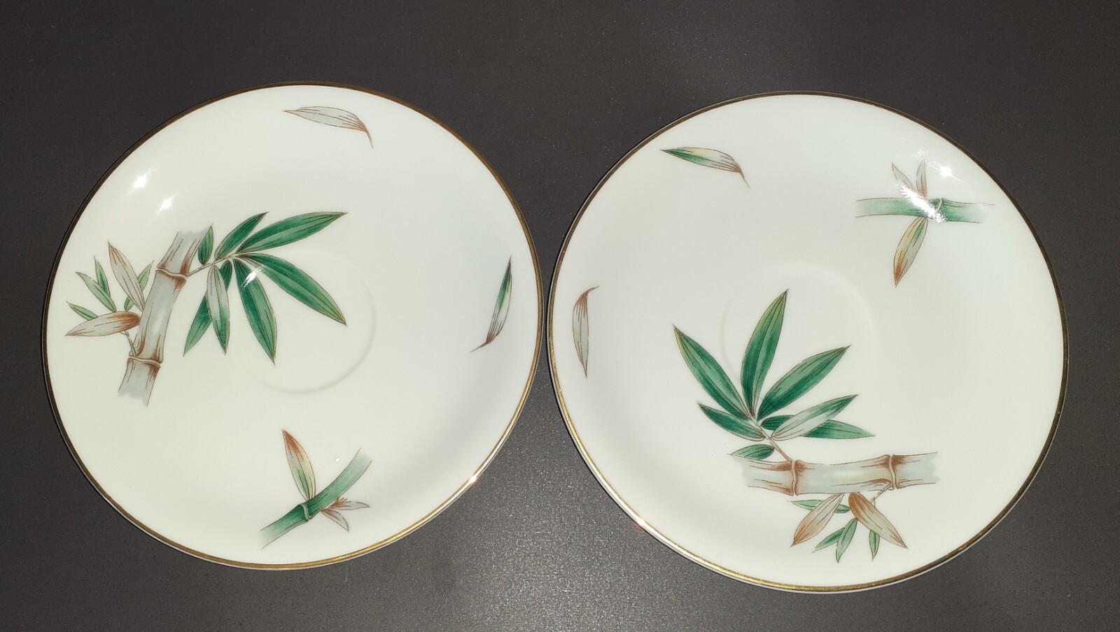 Noritake China Japan 5027 Canton Saucer Bamboo Pattern Set of 2 | eBay