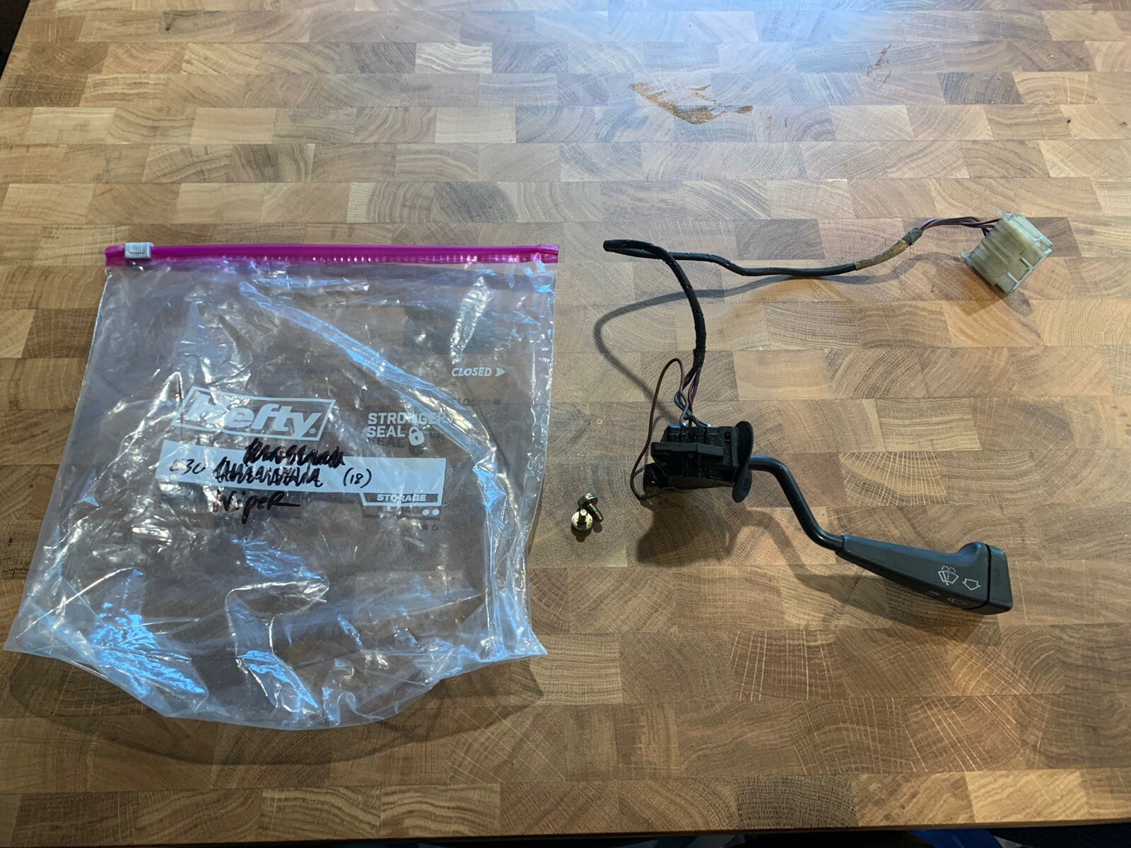 Used 1982-1992 BMW E30 E28 E24 325i 535i 635CSi Windshield Wiper Stalk ...