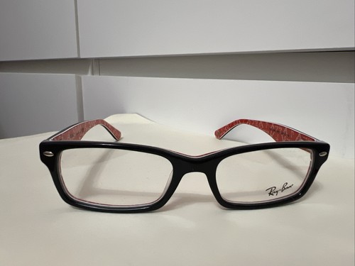NEW Ray Ban RB5206 2479 Women's Black & Red Modern Eyeglasses Frames 52 ...