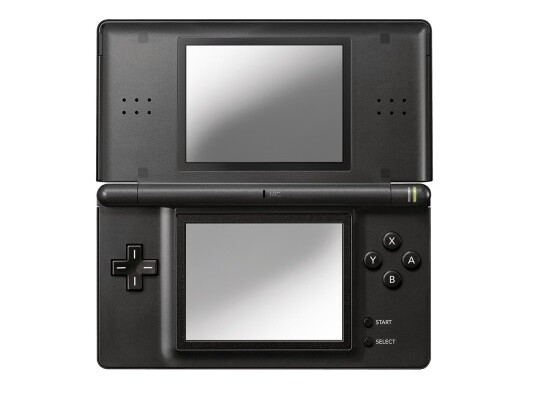 Nintendo DS Lite Onyx Black Console with Stylus and Wall Charger ...