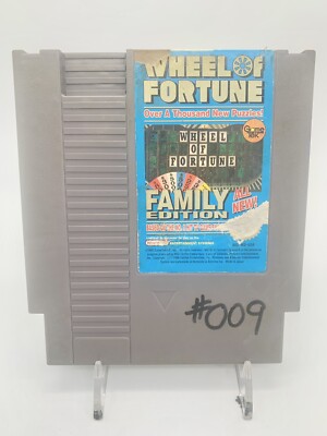 Wheel of Fortune Family Edition - Authentic Nintendo NES Game - Tested ...