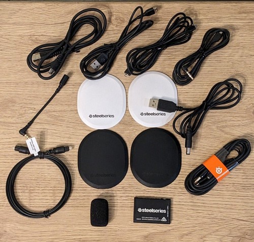SteelSeries Arctis Pro/Wireless cable battery panel USB 3.5mm audio ...