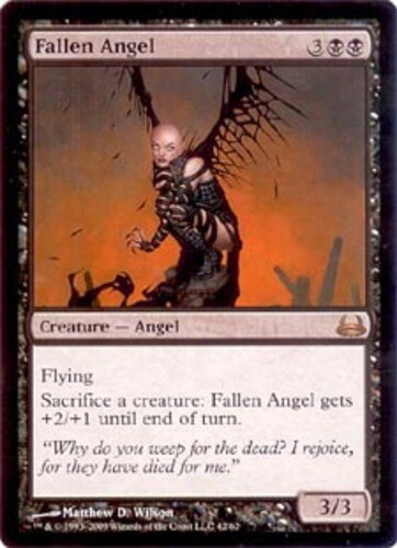 MTG - Fallen Angel - Duel Decks: Divine vs. Demonic - NM, English Magic ...