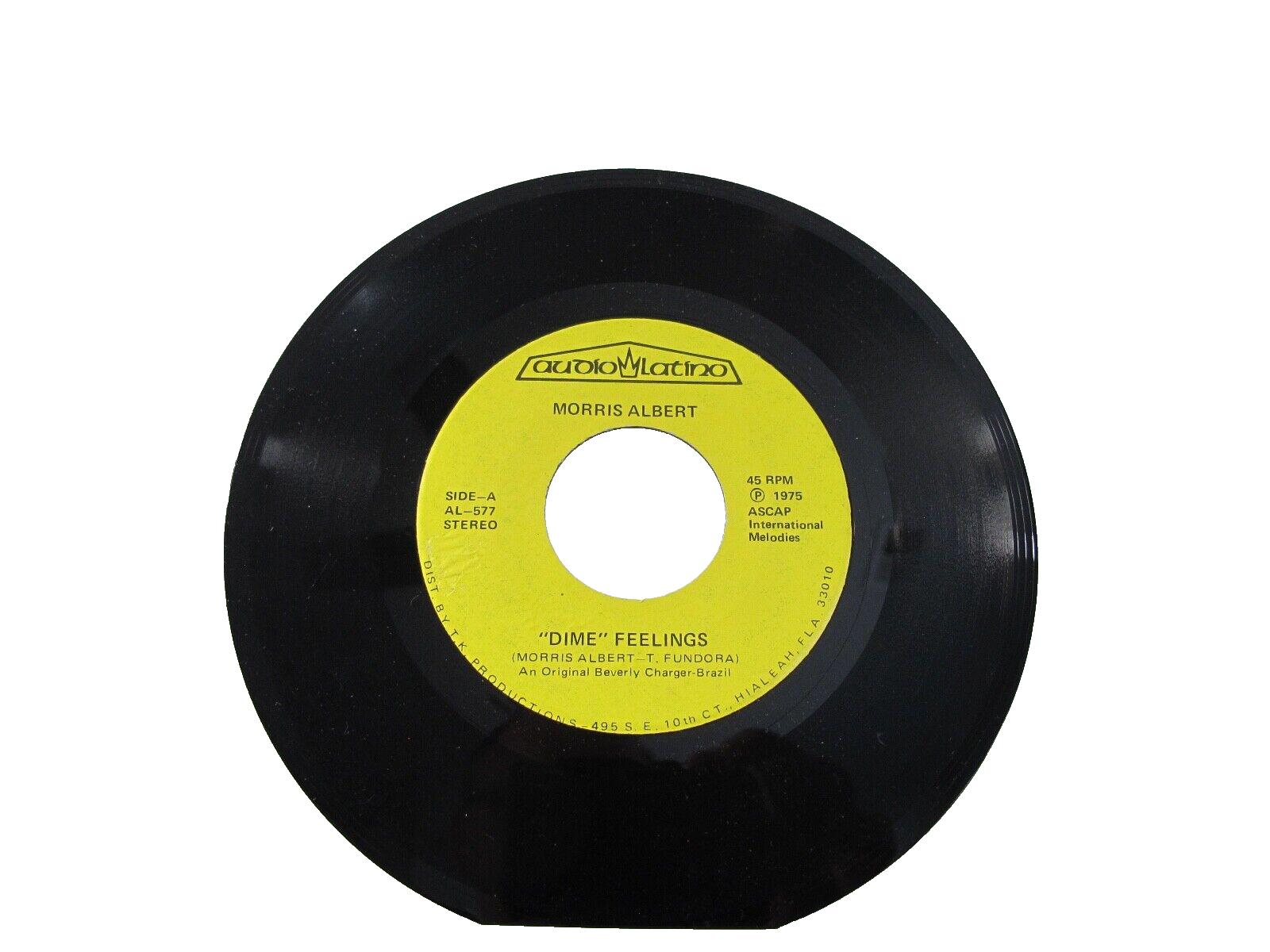 45 RECORD - MORRIS ALBERT - DIME FEELINGS | eBay