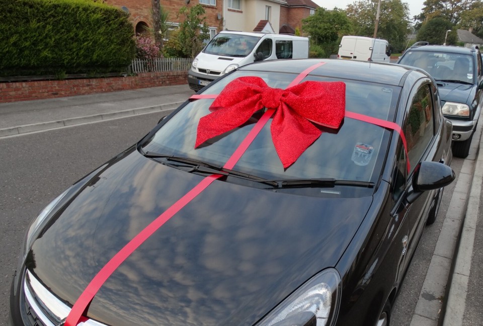 Giant Car Bow, large Car Bow, Glitter Bow Extra Large Gift Bow Handmade ...