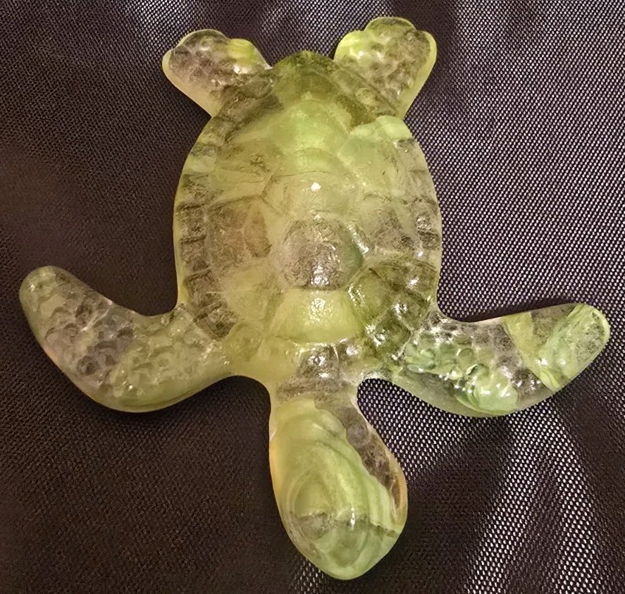Art Handmade Glass Turtle Paperweight | eBay