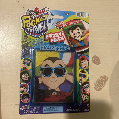 Pocket Travel Fuzzy Face Magnetic Fun - NEW IN PACKAGE | eBay