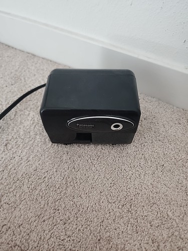 Panasonic Electric Pencil Sharpener w/ Auto-Stop KP-310 Black Works ...