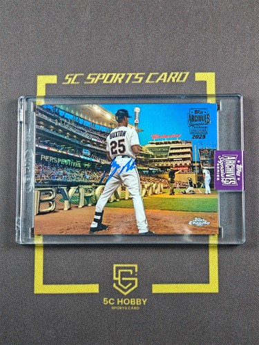 2025 Topps Archives Signature Series Auto 23/30 Byron Buxton FCMA | eBay