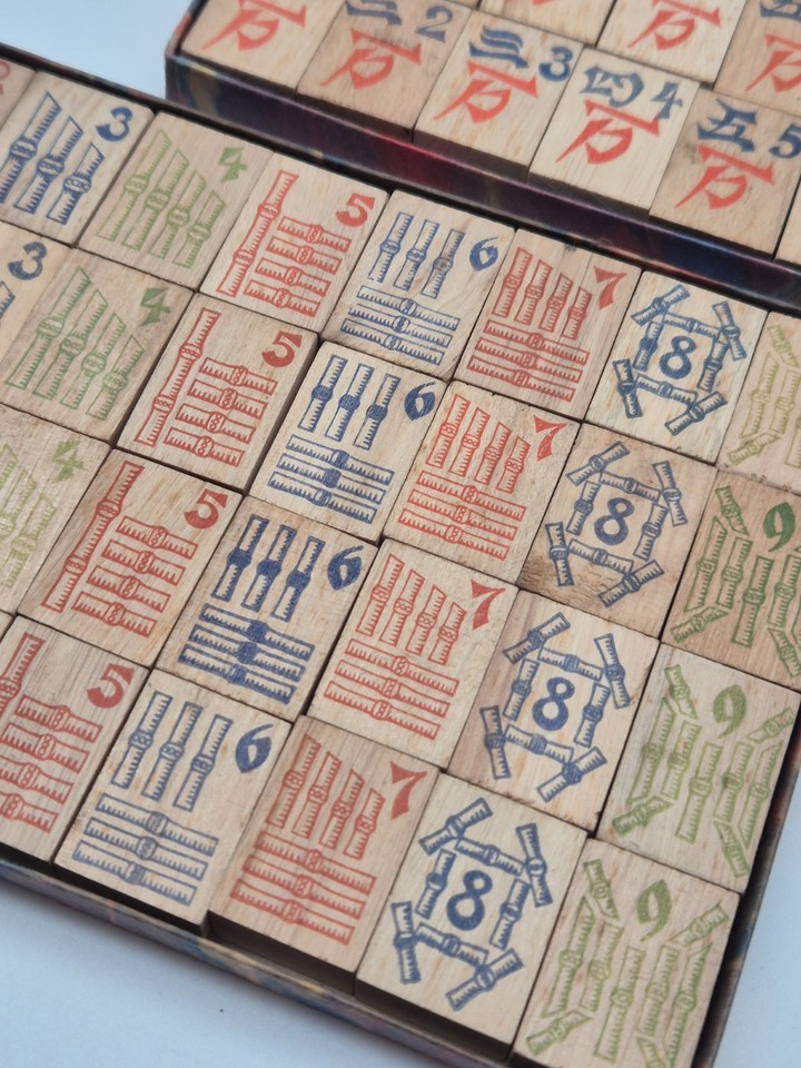 Mahjongg Spiel "Gepra" Chinesen Spiel 1000 Jahre Spiel aus Holz ...