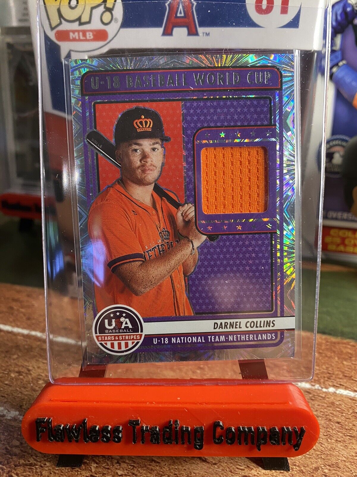 2023 Panini USA Baseball Stars & Stripes #U18-DC Darnel Collins Patch ...