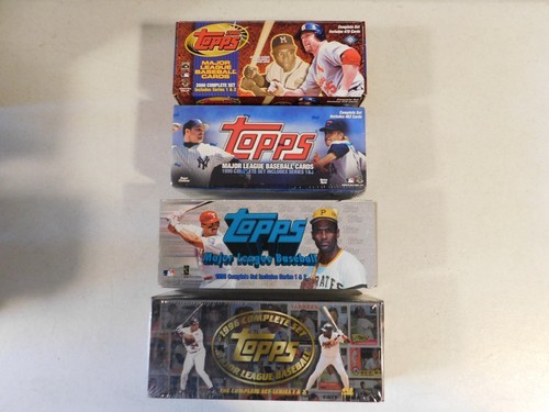 Lot Of 4 Topps MLB Baseball Complete Sets 2000, 1999, 1998 & 1996 | eBay