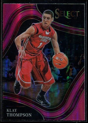 2022 Panini Chronicles Draft Picks Pink Prizm Klay Thompson #23 ...