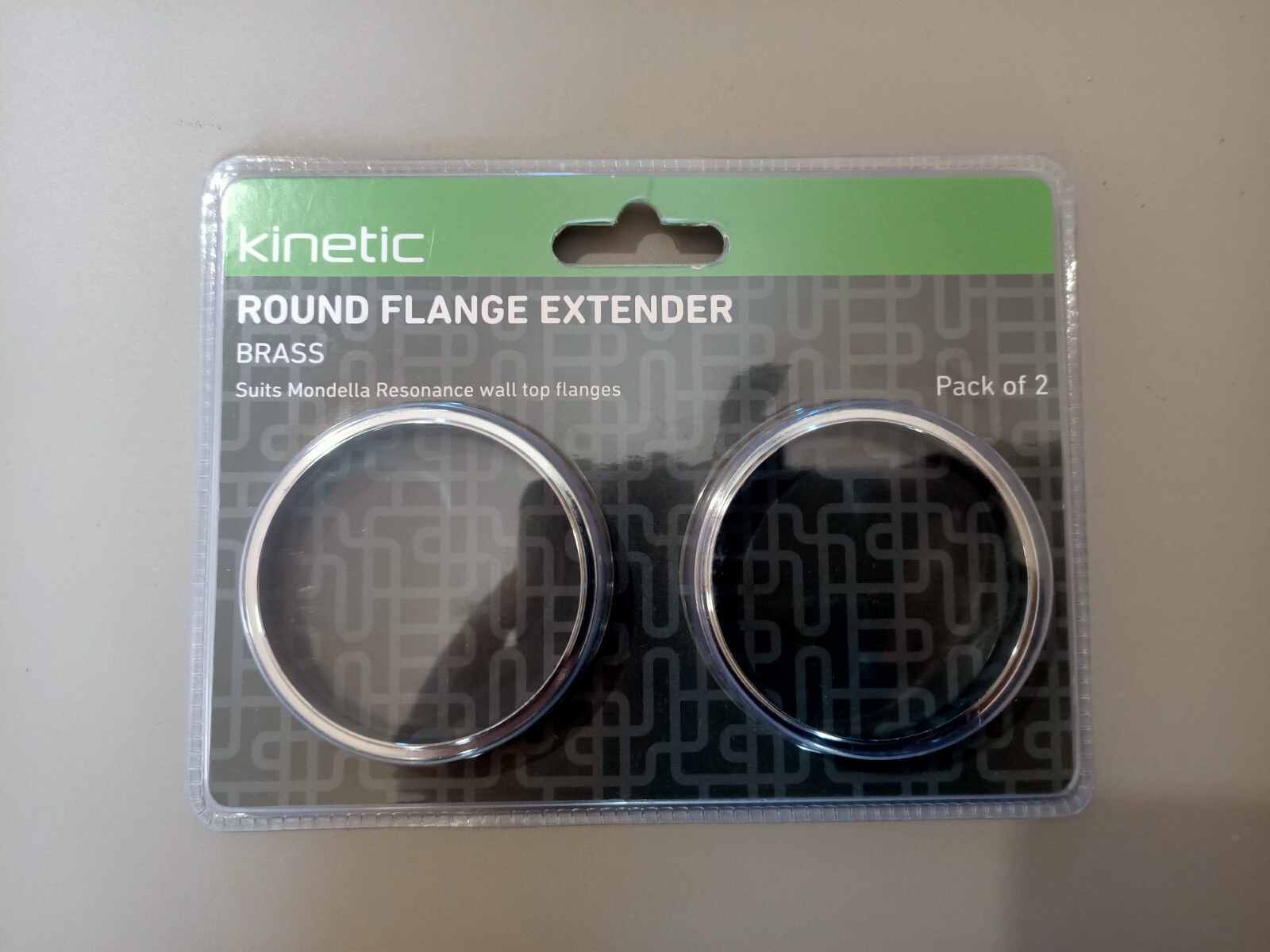 Kinetic Chrome 65mm Round Flange Extender for Mondella Resonance Wall ...