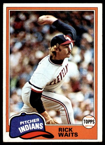 1981 Topps Baseball Rick Waits . Cleveland Indians #697 | eBay