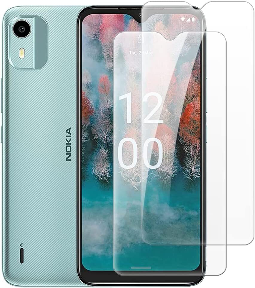 For Nokia C12 Case, Clear Silicone Shockproof Gel Phone Cover Screen ...