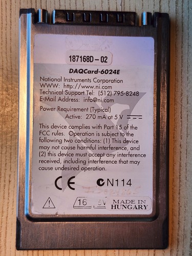 National Instruments DAQ Card 6024E | eBay