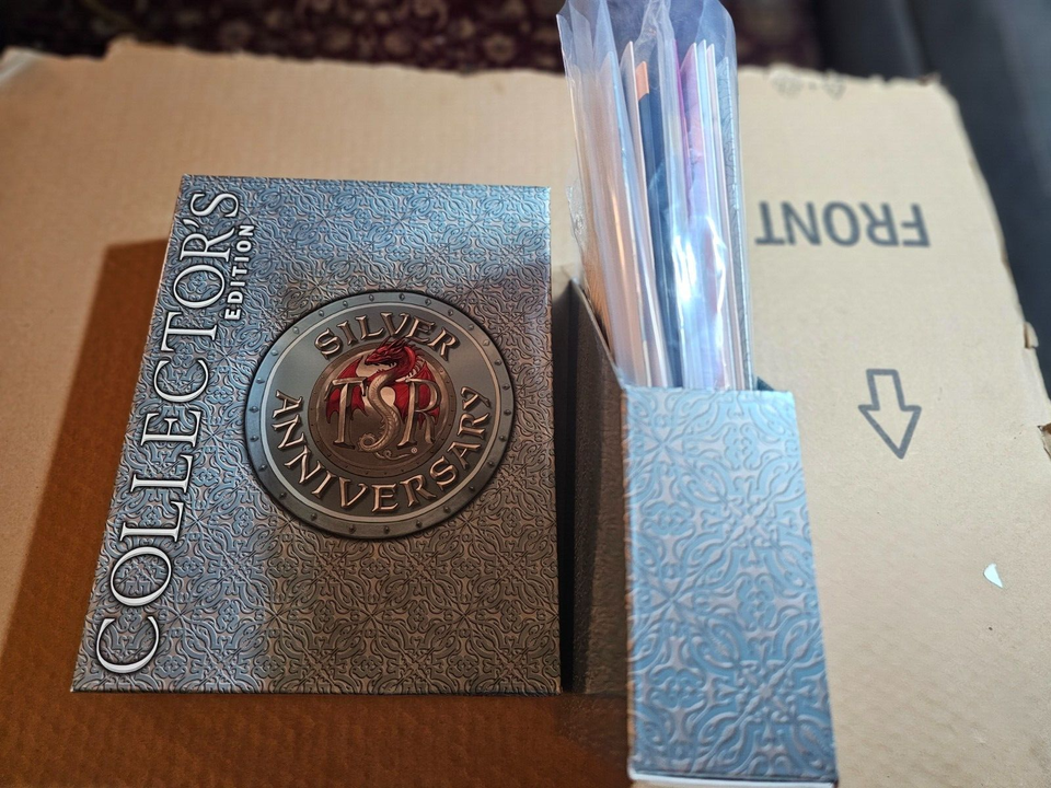 1999 D&D COLLECTOR'S EDITION SILVER ANNIVERSARY TSR SET DUNGEONS ...