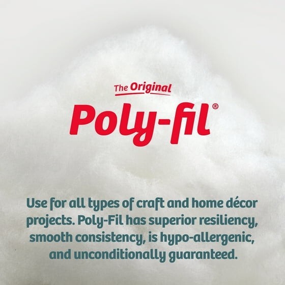 The Original Poly-fil® Premium Polyester Fiber Fill By Fairfield, 20 ...