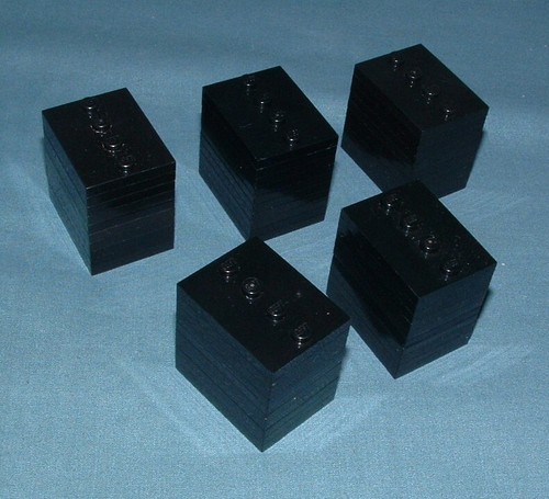 (50) BLACK 4 X 6 FIGURE BASES - LEGO - USED | eBay