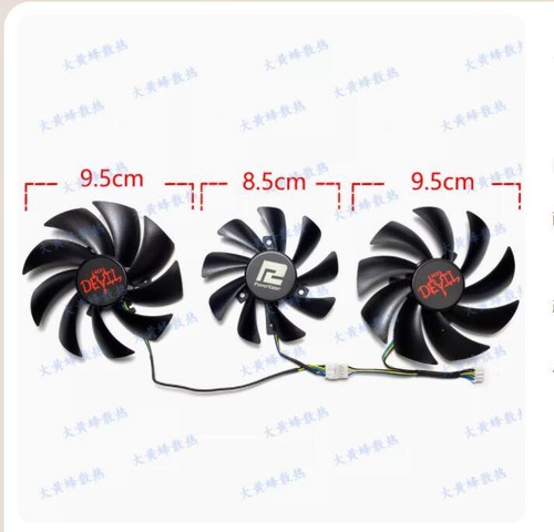For POWERCOOLOR RX6700XT 6750XT 6800 6800XT 6900XT Red Magic Cooling ...