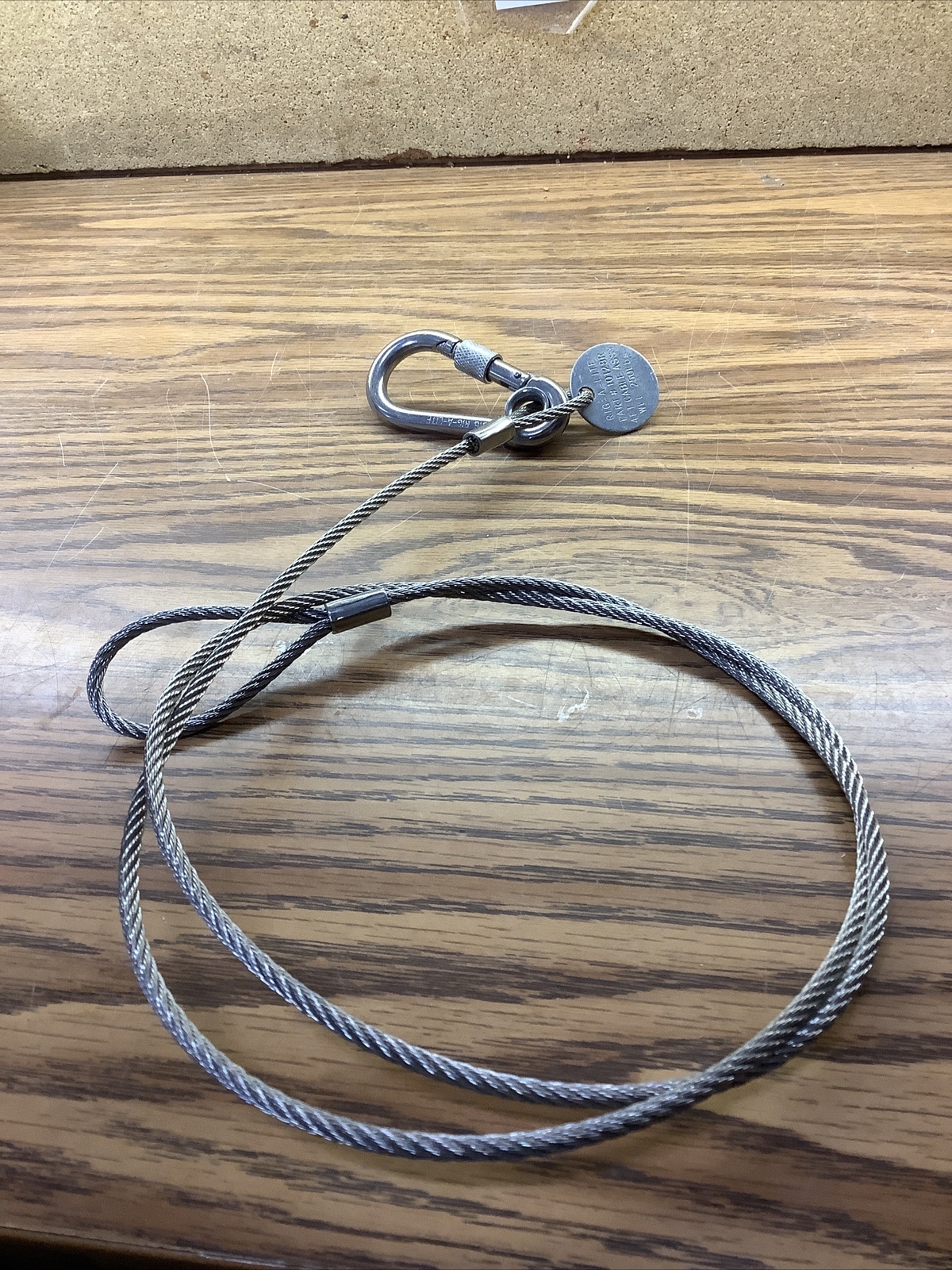 Rig-A-Lite 10128R 4FT Safety Cable Assy WLL 250 Lbs | eBay