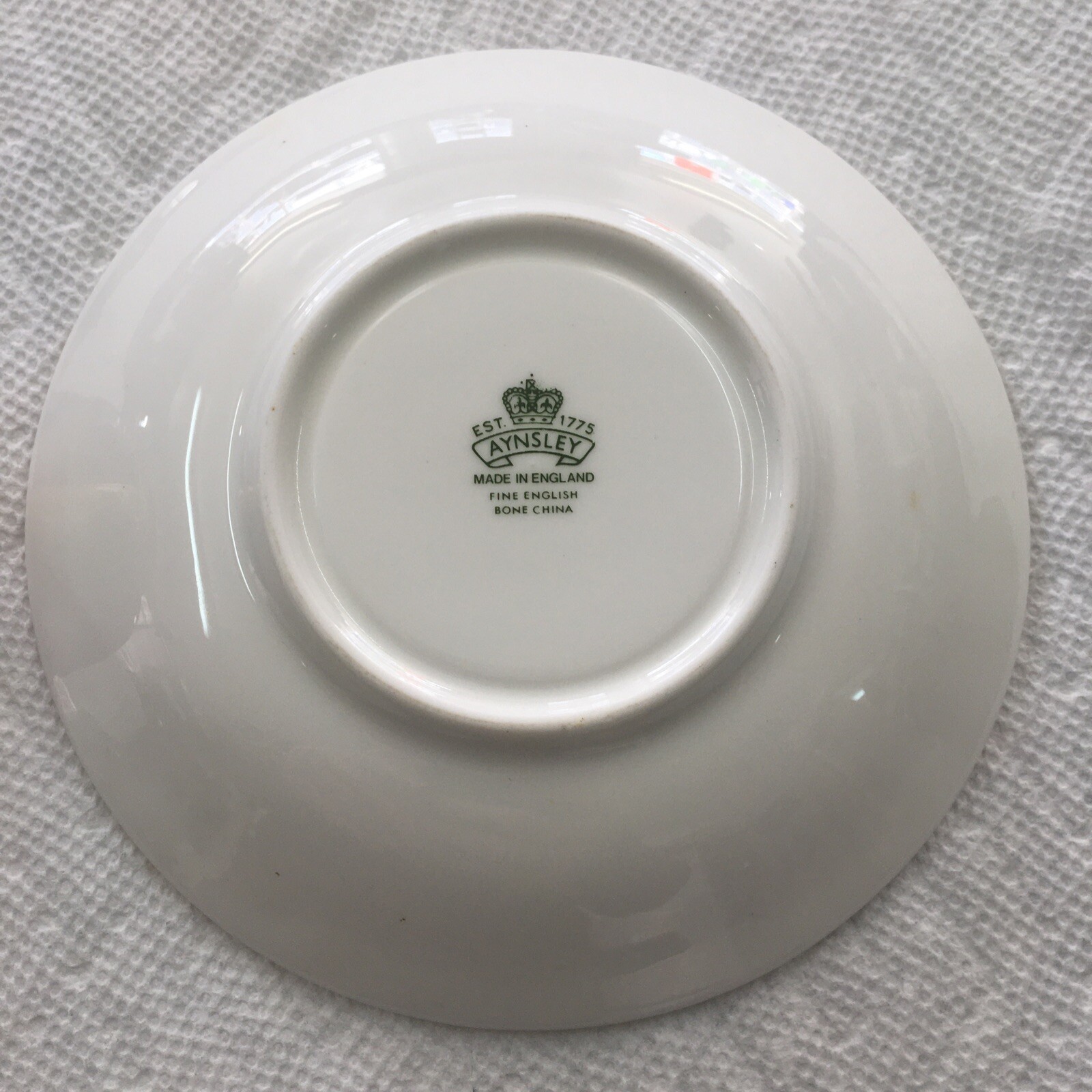 AYNSLEY COBALT BLUE TEACUP AND SAUCER ROSES GOLF LEAF PATTERN 1031 FREE ...