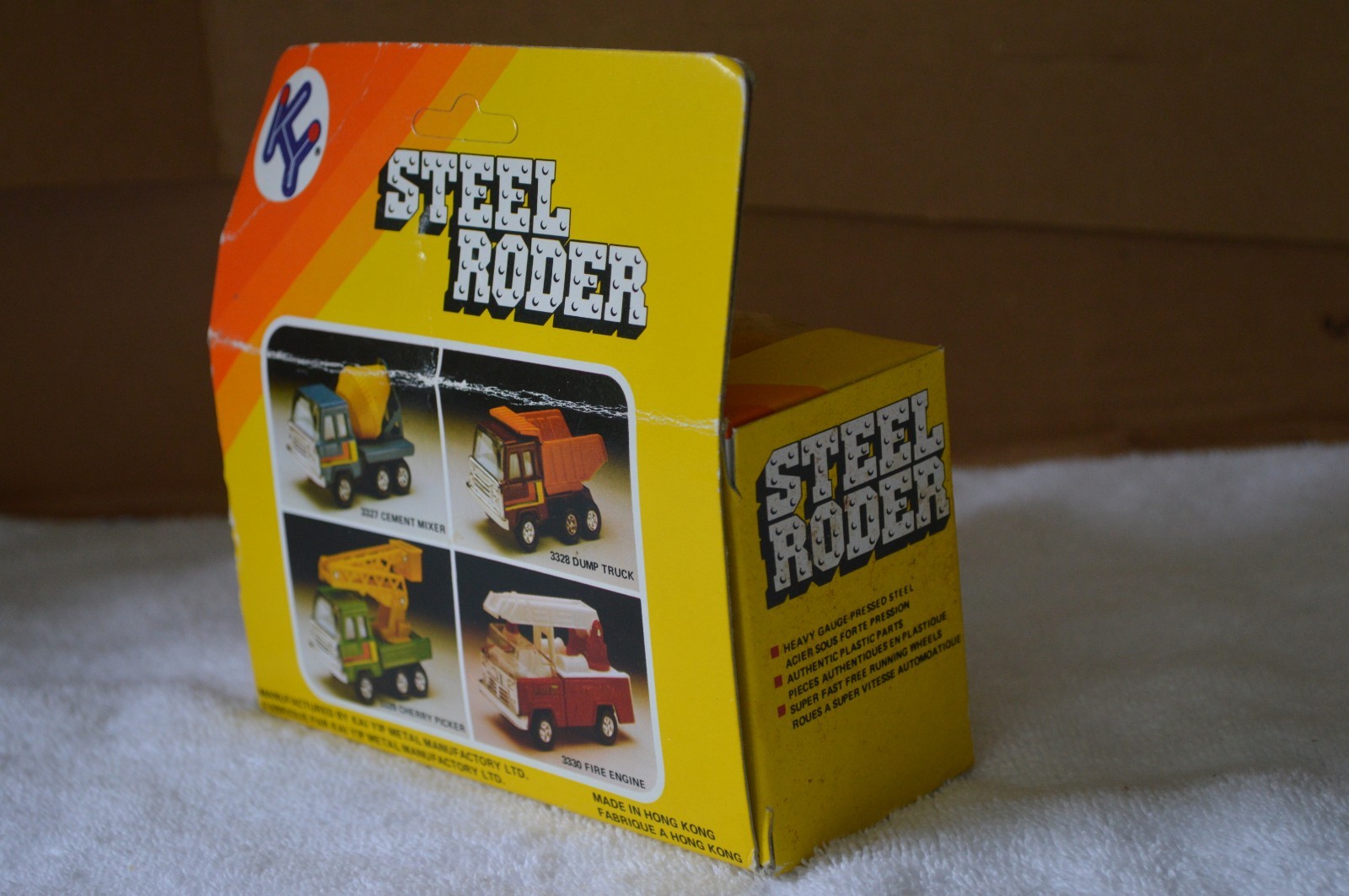 Vtg KY Steel Roder Cherry Picker Kai Yip Metal Die Cast Truck | eBay