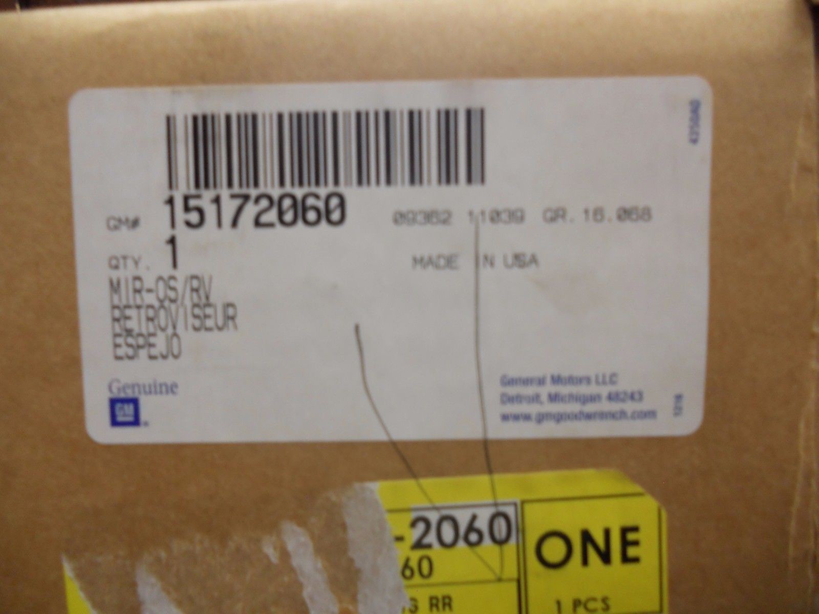 GM 15172060 Left New Mirror Chevy Avalanche Chevrolet 1500 2002,2006 | eBay