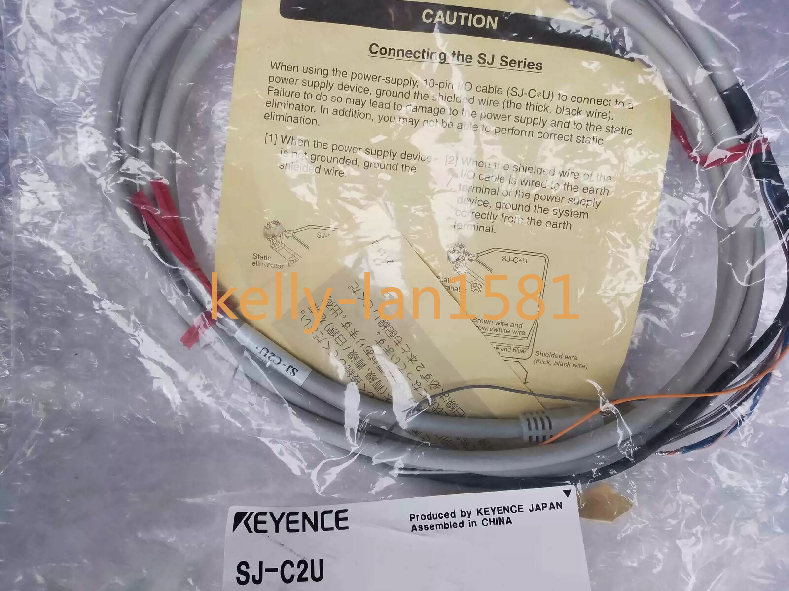 1pcs KEYENCE SJ-C2U 10pin I/O Power Cable 2m | eBay