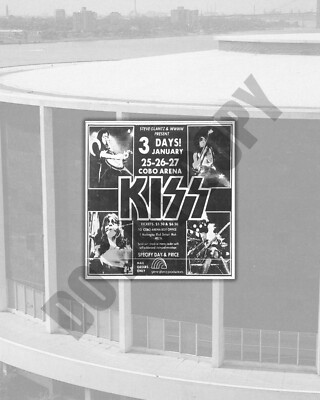 Jan 1976 KISS Concert at Detroit Cobo Hall Newspaper Announcement Ad ...