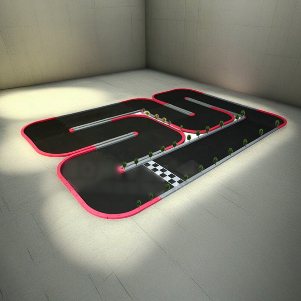 RC Car Simulation Race Track 4WD Track RC Truck Drift Crawler Car ...
