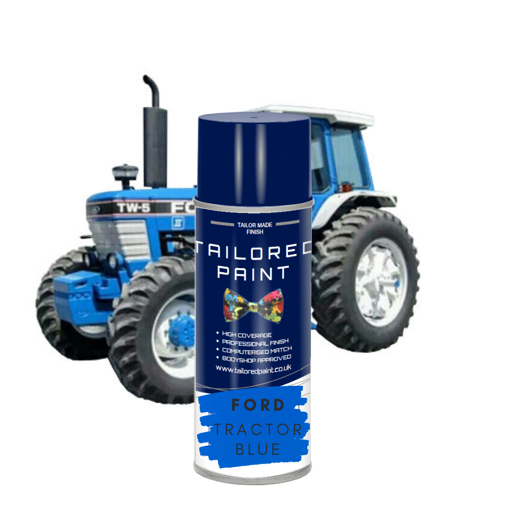Old Ford Tractor Blue Aerosol Spray Paint Direct Gloss Tractor Mower ...