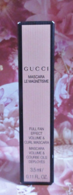 Gucci FULL FAN EFFECT Volume & Curl Mascara EVE BLACK 0.11oz TRAVEL Sz ...