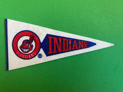 CLEVELAND INDIANS - Classic Logo 1983 Leaf Pennant Fever MINI | eBay