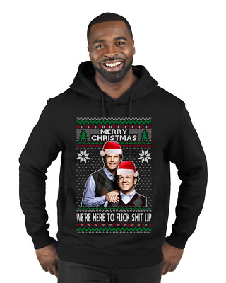 Here To F Stuff Up Step Brothers Holiday Pose Premium Graphic Hoodie ...