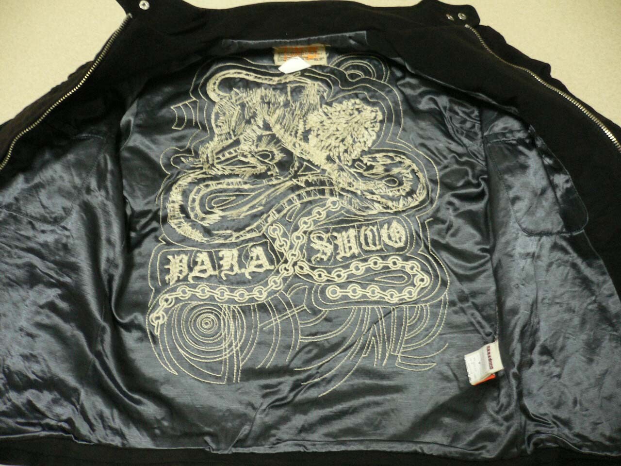 Parasuco jacket rider / biker style jacket black color, made in Canada ...